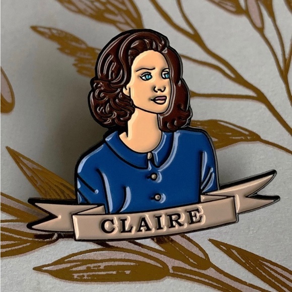 Accessories | Claire Fraser Outlander Enamel Pin | Poshmark